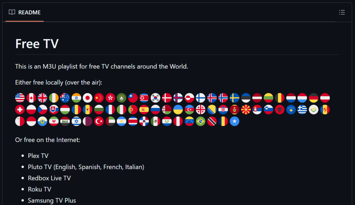 IPTV GitHub Playlist 8000 Worldwide 2025-[M3U List For Free]